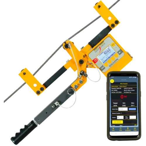 Dillon Quick Check-T Bluetooth Cable Tension Meter For Cell Towers ...