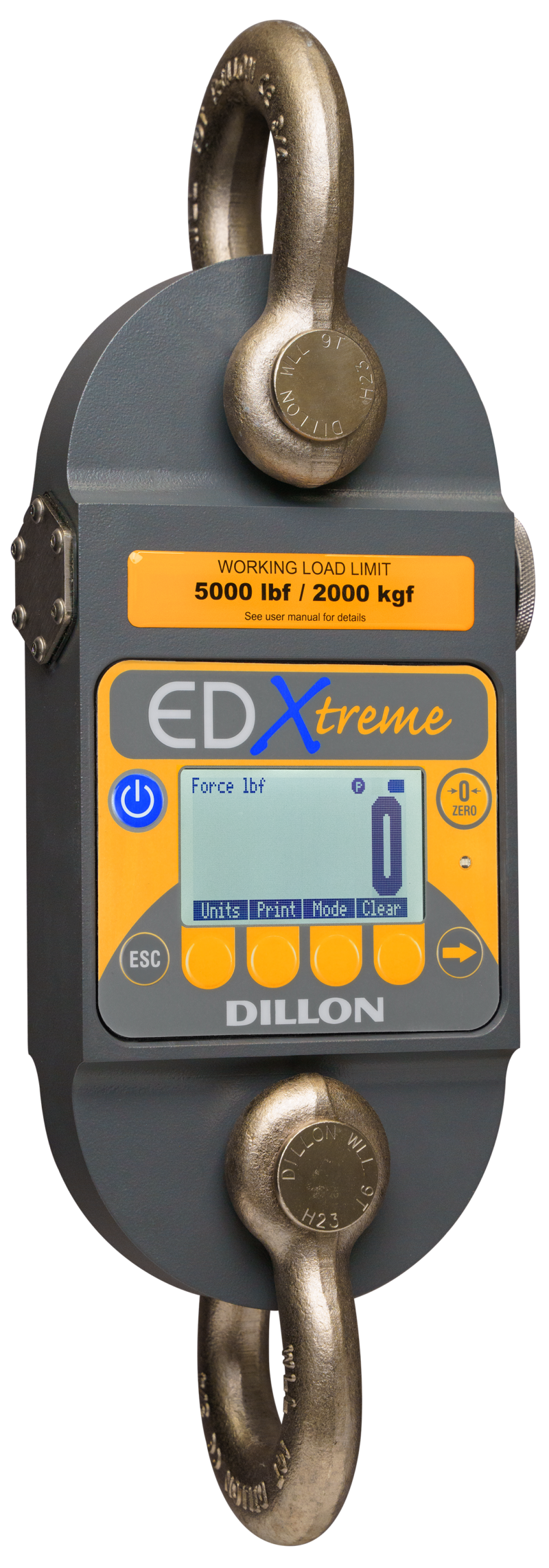 Dillon EDXtreme Blue Bluetooth Dynamometer | Wireless Load Measuring
